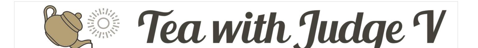 Tea With Judge V logo